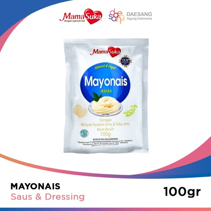 Jual Mayonais Mamasuka Mayones kemasan kecil 100 gr | Shopee Indonesia