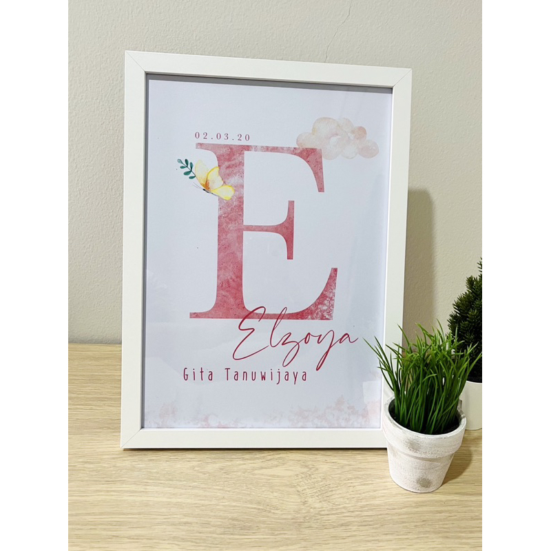 Jual Baby Name Frame (Baby Born Board) | Shopee Indonesia