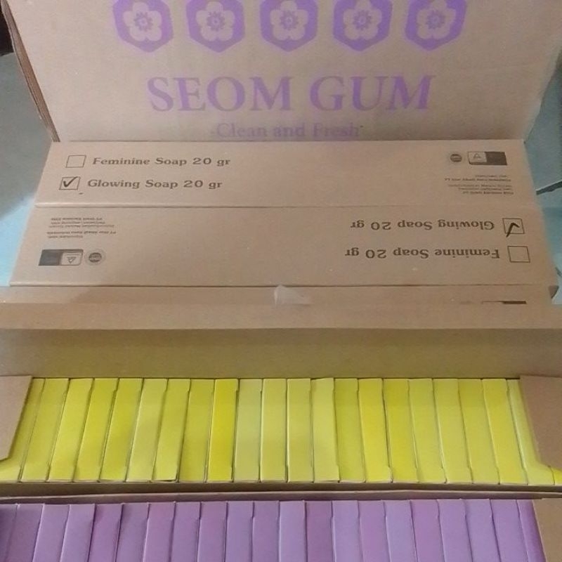 Jual murah !! paket box seomgum ! seom gum sabun viral murah original ...