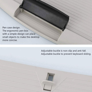 Jual Tempat Keyboard Bawah Meja 51X25CM Plastik Rel Keyboard Komputer ...