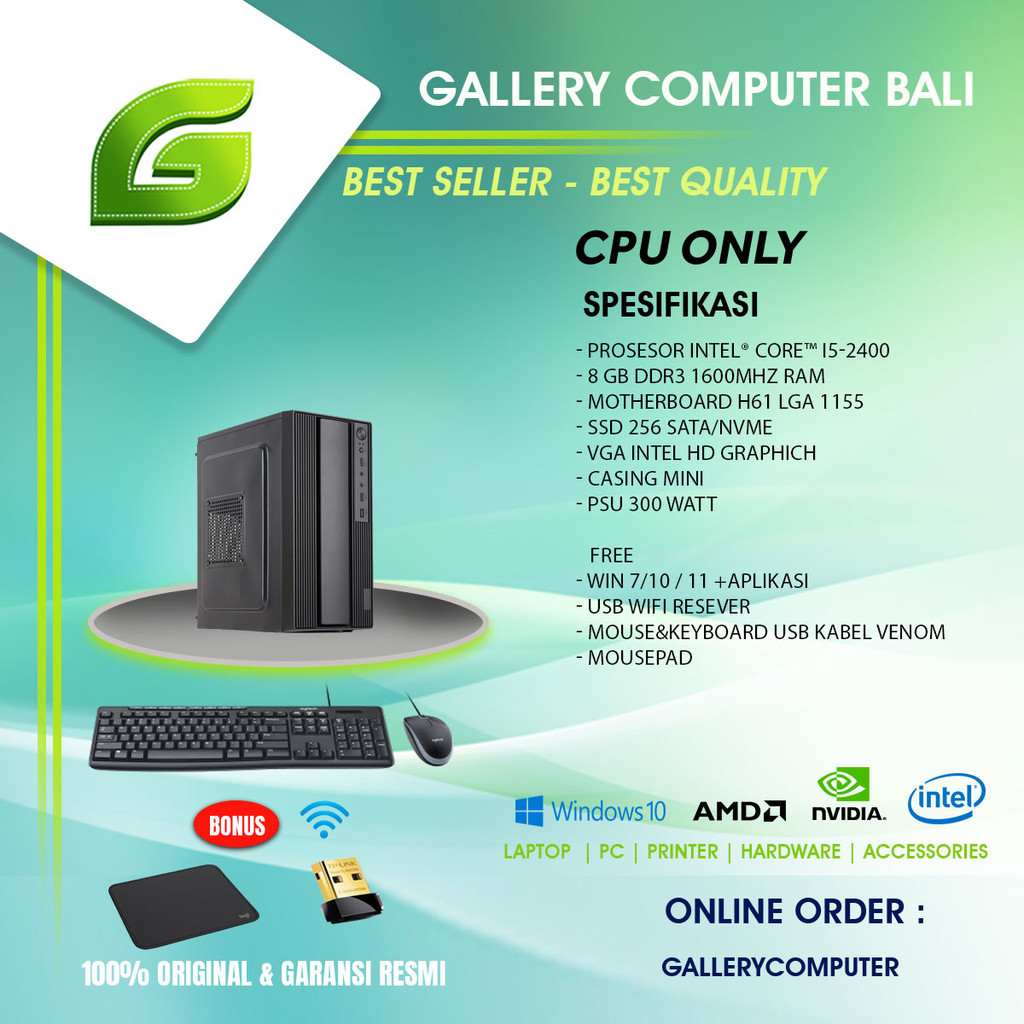 Jual ( cpu only ) komputer intel core i5 gen2 | Shopee Indonesia