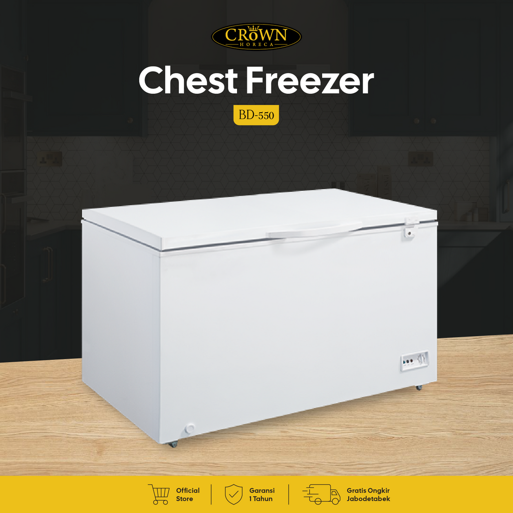 Jual CROWN HORECA - Chest Freezer BD-550 (550 liter) - Box Kulkas ...