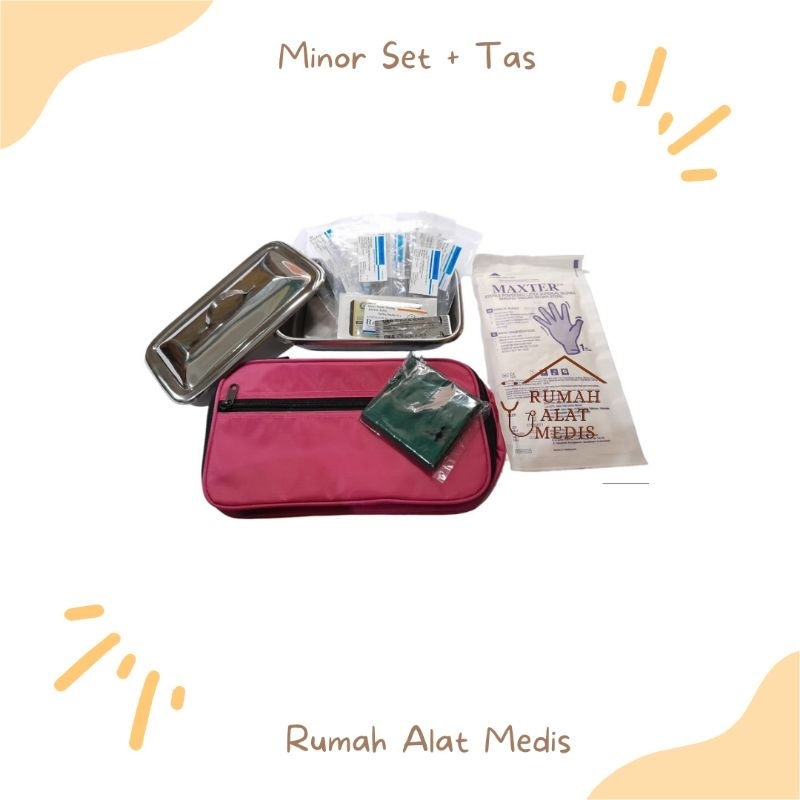Jual Minor Set Minorset Isi 15 Pcs Surgery Set Alat Bedah Minor ...