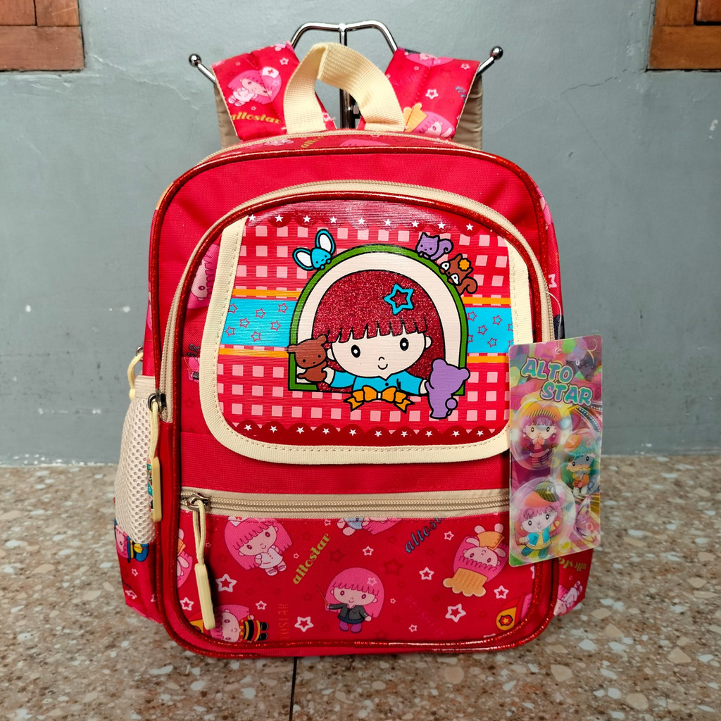 Jual Tas Ransel Backpack Sekolah Anak TK PAUD Perempuan Alto Star Original Kitty Girl | Shopee ...