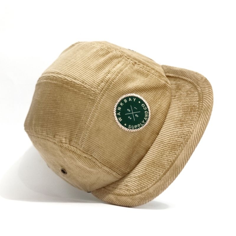 Jual 5 panel short cap/visor pendek corduroy wankbay Topi Distro ...