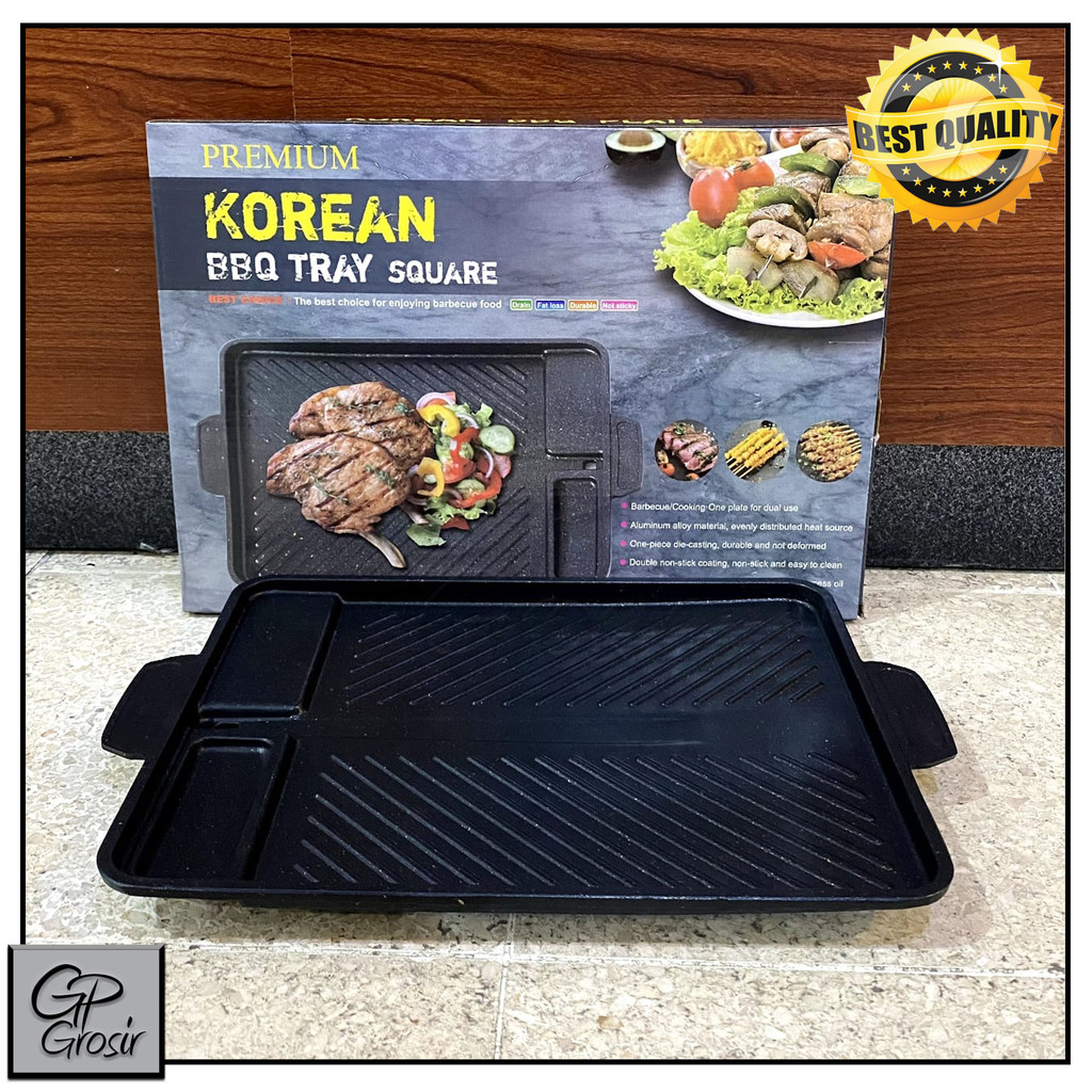 Jual PANGGANGAN YAKINIKU SGS KOREAN GRILL PAN BBQ OIL FREE | Shopee ...