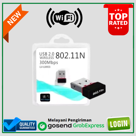 Jual Usb Wifi RECEIVER Mini Wireless Adapter 300 Mbps 802.11n | Shopee Indonesia
