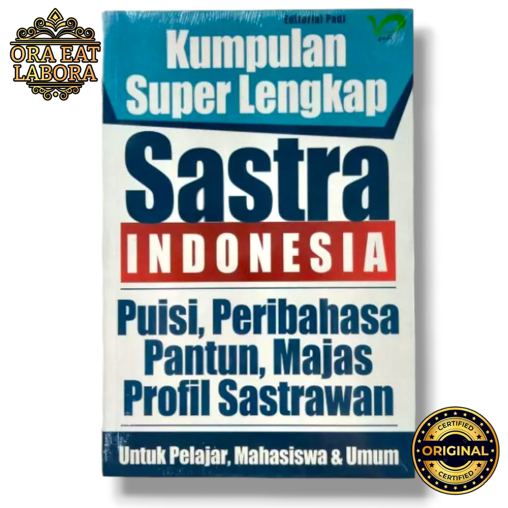 Jual Buku Pelajaran Original Kumpulan Super Lengkap Sastra Indonesia ...