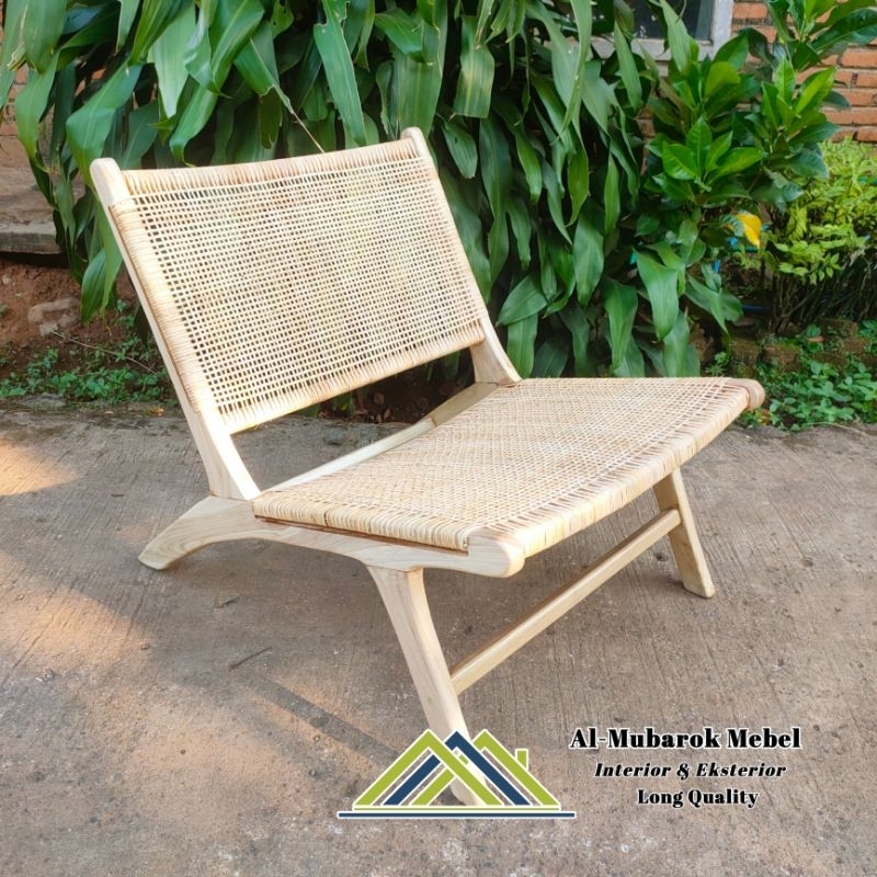 Jual Kursi Santai Anyaman Rotan Model Klasik Kayu Jati | Shopee Indonesia