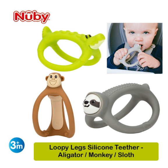 Jual Nuby Loopals Loopy Legs Teether | Shopee Indonesia