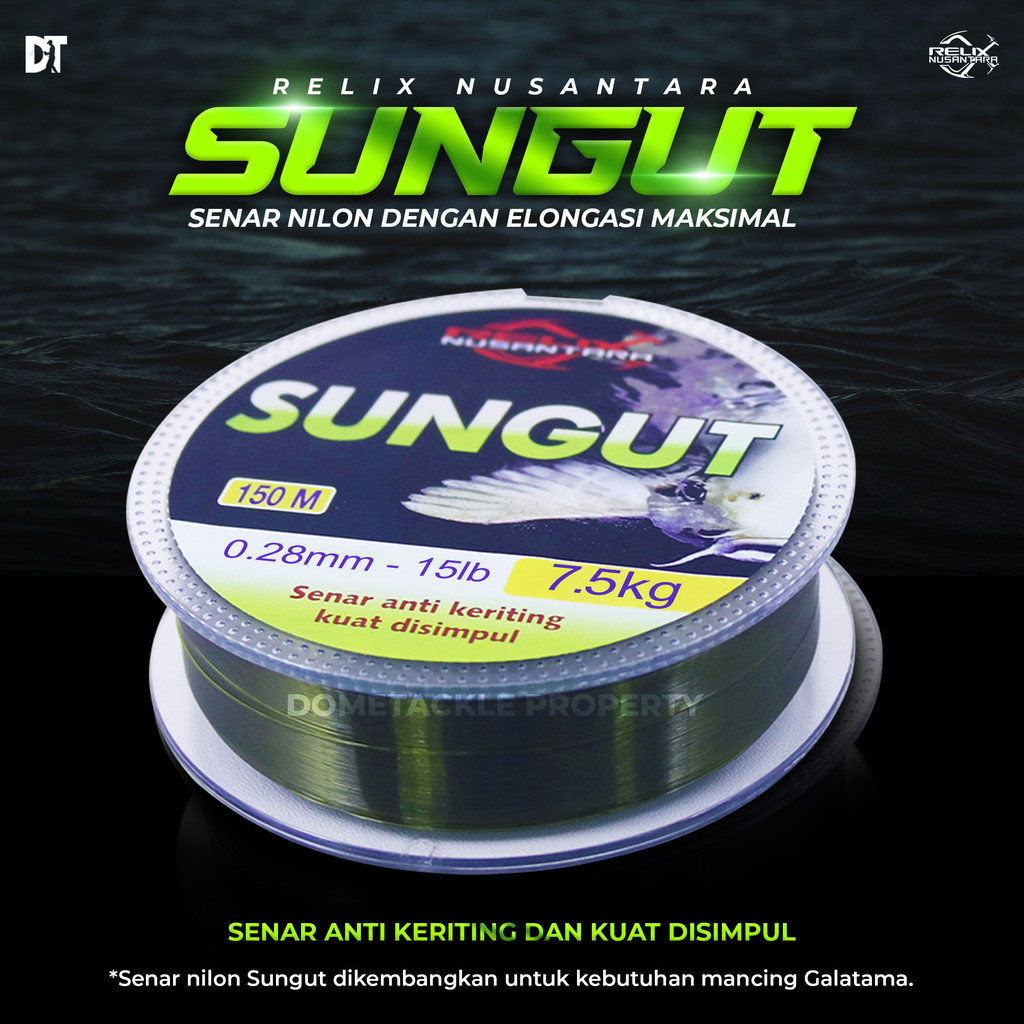 Jual Relix Nusantara Sungut Senar Nylon 150 Meter Army Green Senar ...