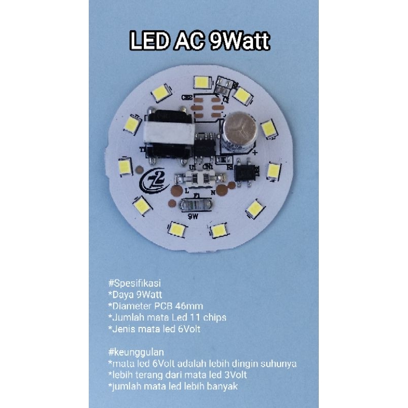 Jual mesin lampu led AC 9watt | Shopee Indonesia