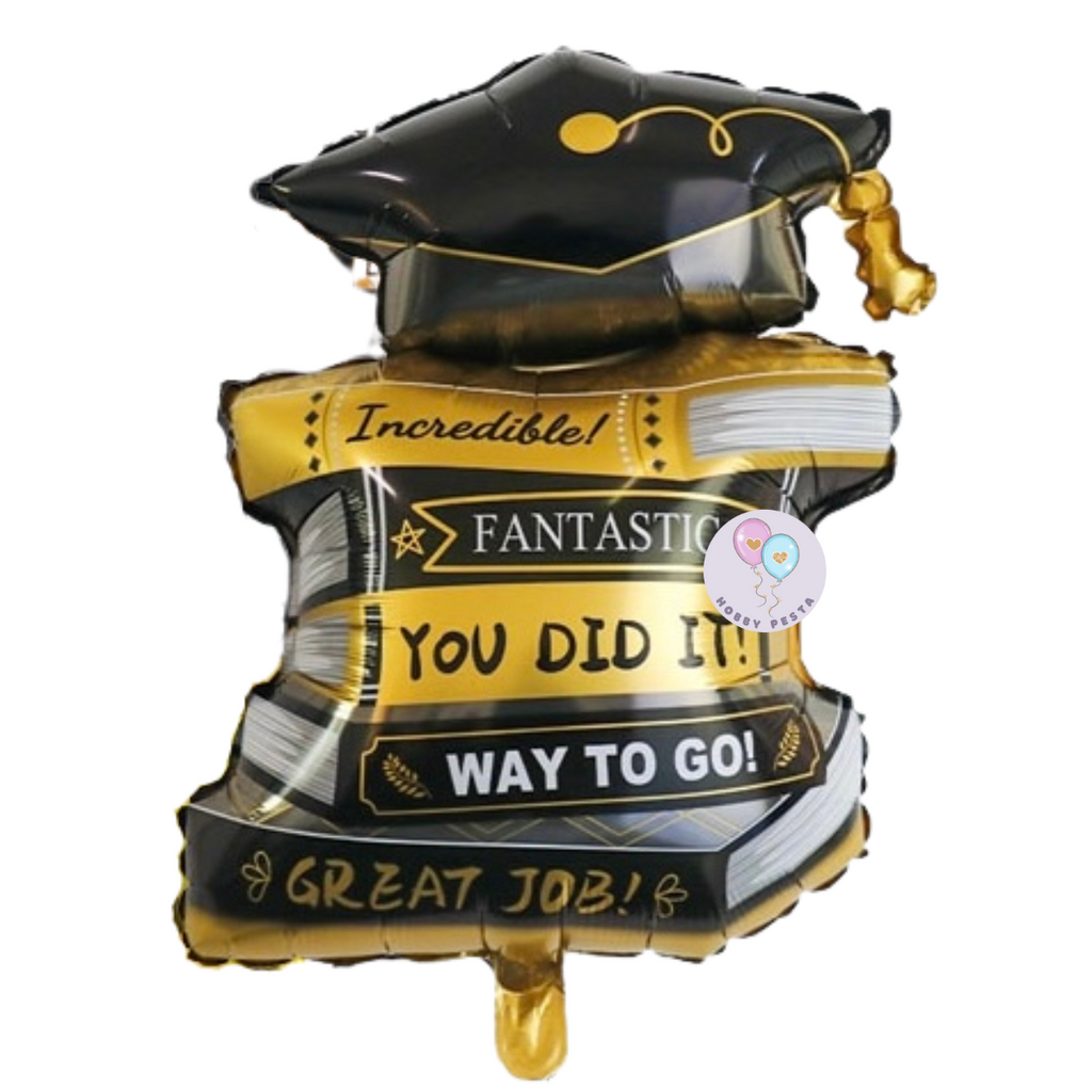 Jual Balon Foil Graduation Jumbo / Balon Wisuda / Balon Toga / Balon ...