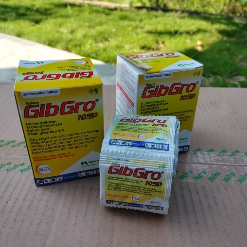 Jual (40 bungkus) 1 kotak GIBGRO PANEN 10 SP zat pengatur tumbuh gibgro ...