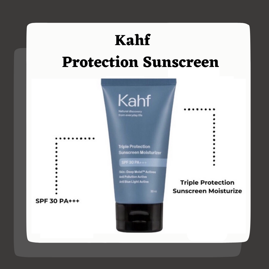 Jual Kahf Triple Protection Sunscreen Moisturizer SPF 30 PA+++ 30ml ...