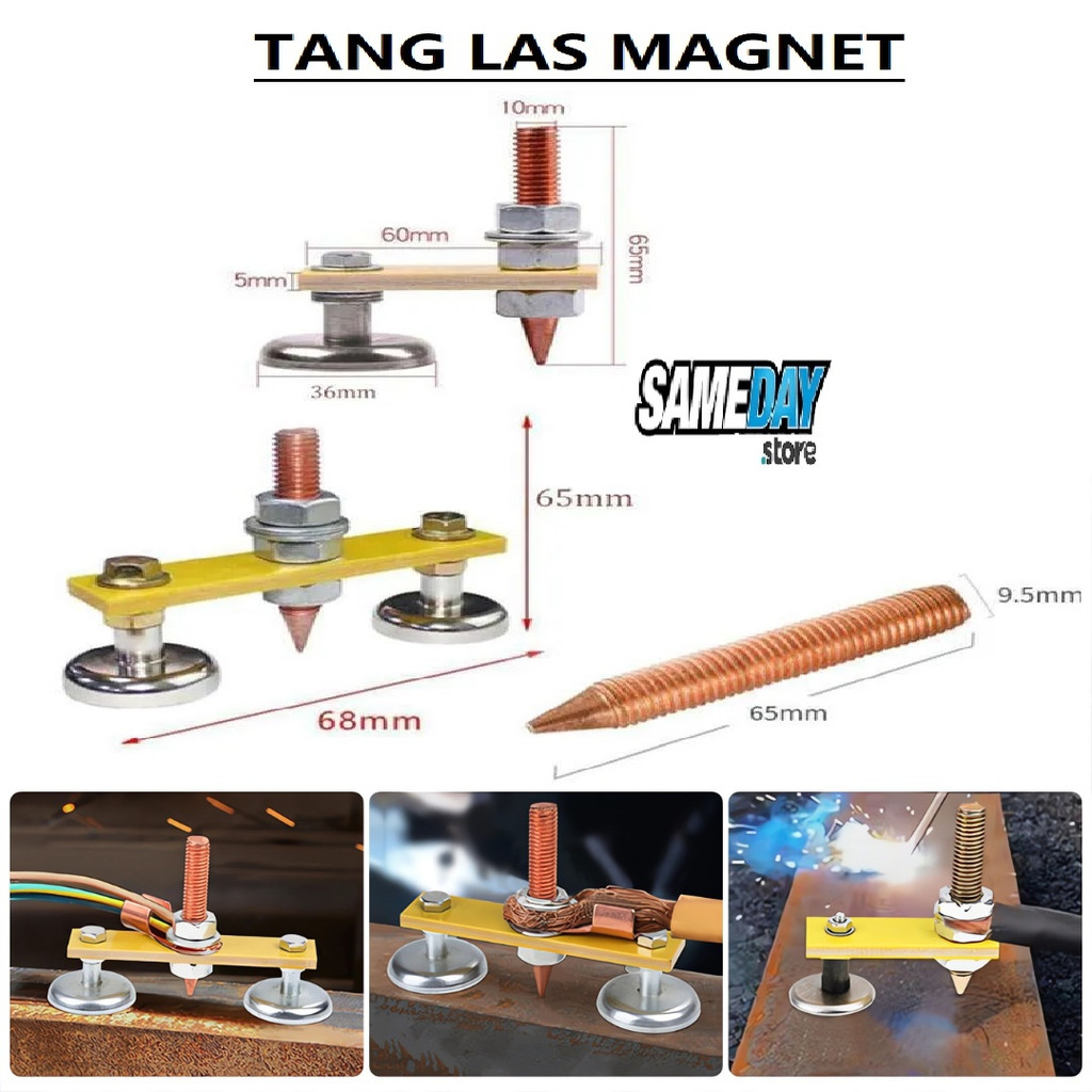 Jual Tang Las Magnet Stang Massa Magnit Klem Masa Las TRAVO Strong ...