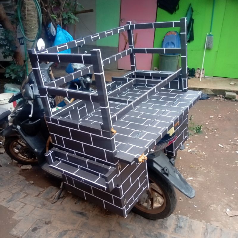 Jual gerobak kopi keliling/gerobak motor/Starling gerobak kekinian ...