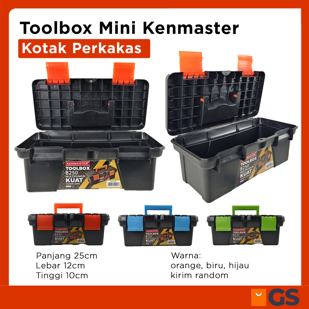 Jual Toolbox Mini Kenmaster B250 Kotak Perkakas | Shopee Indonesia