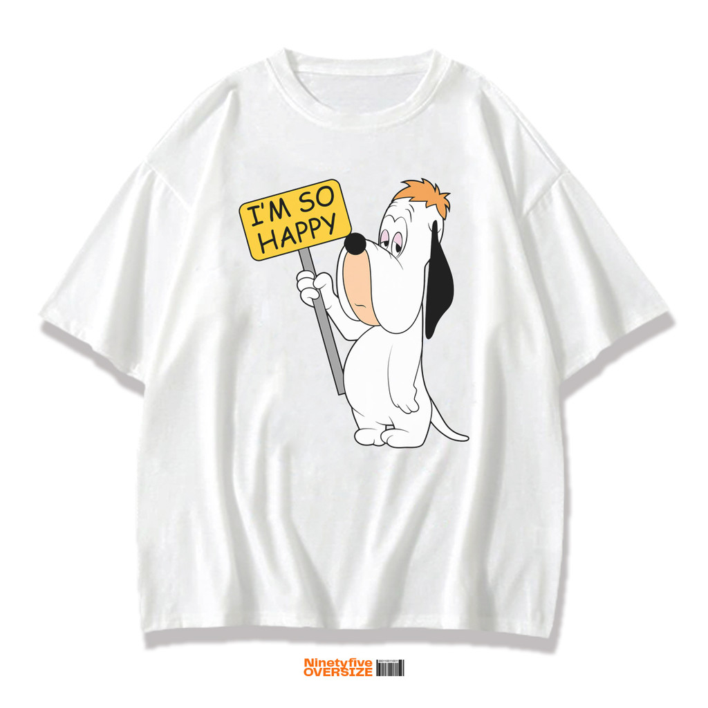 Jual T-shirt Droopy Cartoon Oversize Available 6 Colours | Shopee Indonesia