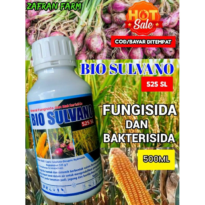 Jual FUNGISIDA cair + BAKTERISIDA fungisida sistemik obat BIO SULVANO 500ml obat jamur paling ...