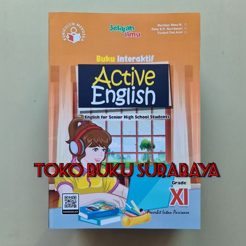 Jual Buku Interaktif Bahasa Inggris : ACTIVE ENGLISH Kelas XI, 11 Kurikulum Merdeka Tahun 2023 ...