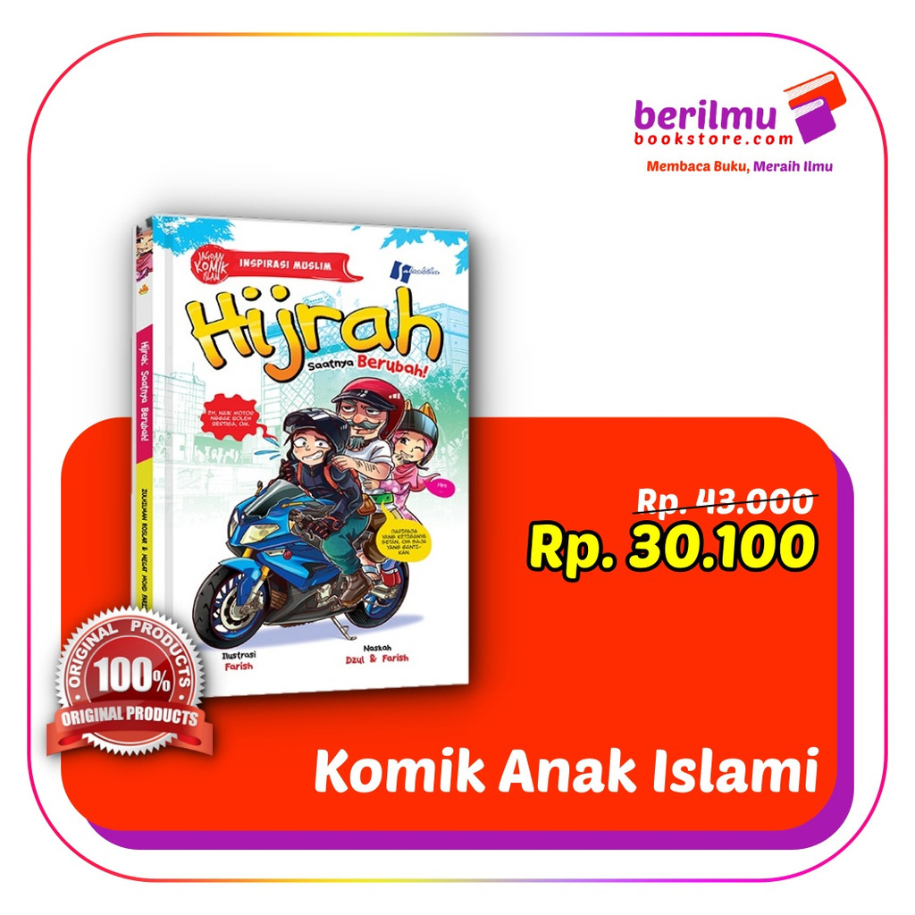 Jual Komik Hijrah Saatnya Berubah | Komik Anak Islami | 100% Buku ...