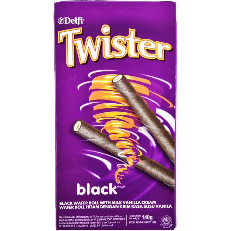 Jual Delfi Twister Black Vanilla 120 g | Shopee Indonesia
