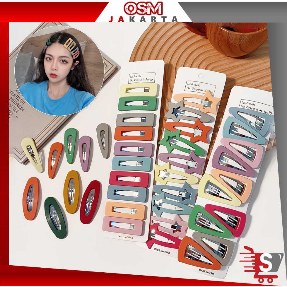 Jual OSM JKT F5800 Jepit Rambut Perempuan Lucu / Jepit Rambut Doff Gaya ...