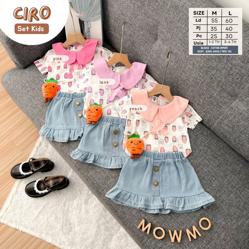 Jual CIRO SET KIDS || ORIGINAL BY MOWMO | Shopee Indonesia
