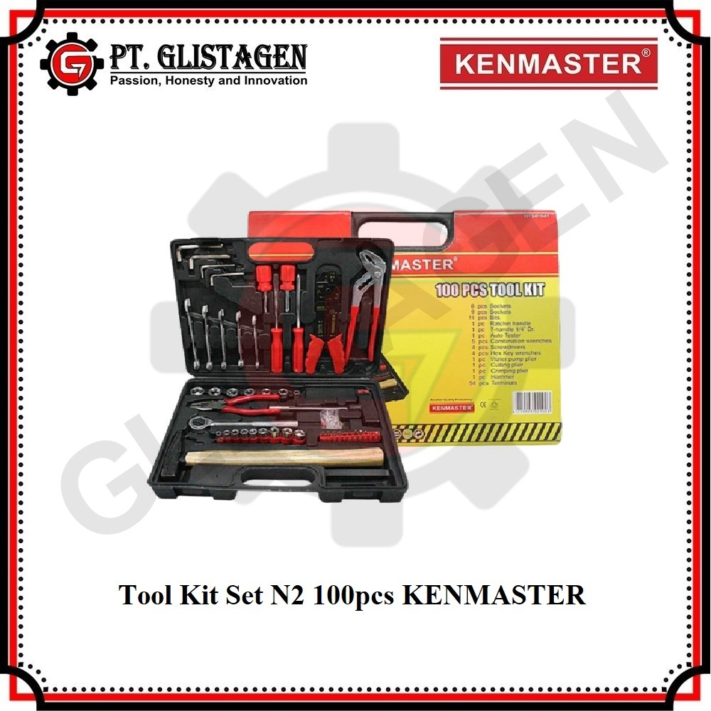 Jual KENMASTER N2 Tool Kit Set 100pcs / Toolkit Toolbox / Hand Toolset | Shopee Indonesia