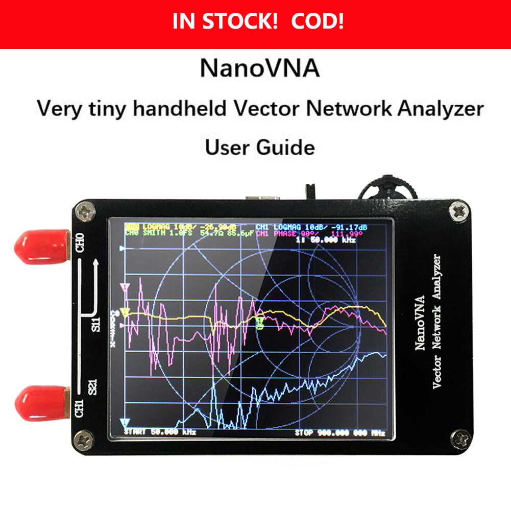 Jual Handheld Vector Network Analyzer 50KHz-900MHz Digital Display ...