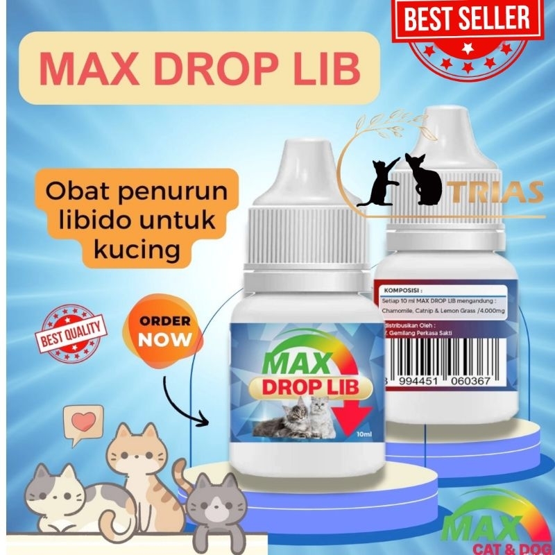 Jual MAX DROP LIB OBAT PENURUN LIBIDO KUCING/OBAT PENURUN LIBIDO KUCING ...