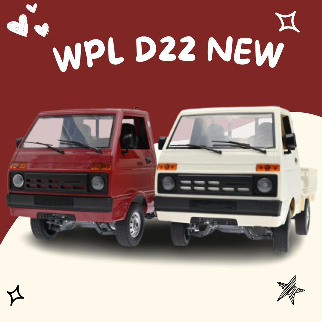 Jual RC WPL D22 Pick Up RC Car Pick Up Scale 1/10 RTR | Shopee Indonesia