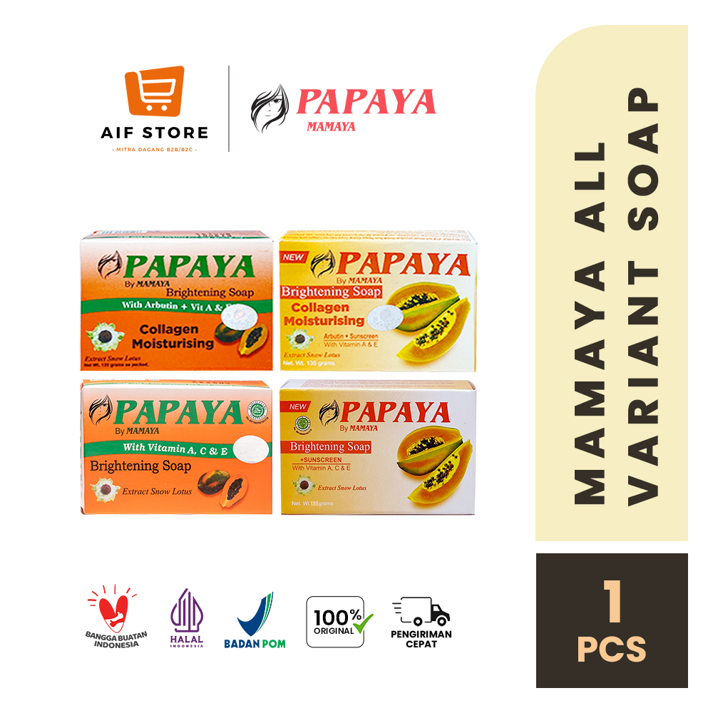 Jual Sabun Papaya Asli by Mamaya 100% Original All Variant Soap BPOM ...