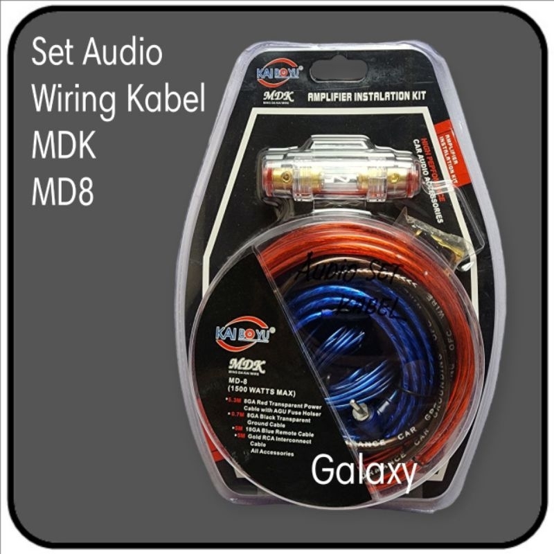 Jual Audio System Wiring Instalasi Kabel Power - Set Lengkap | Shopee ...
