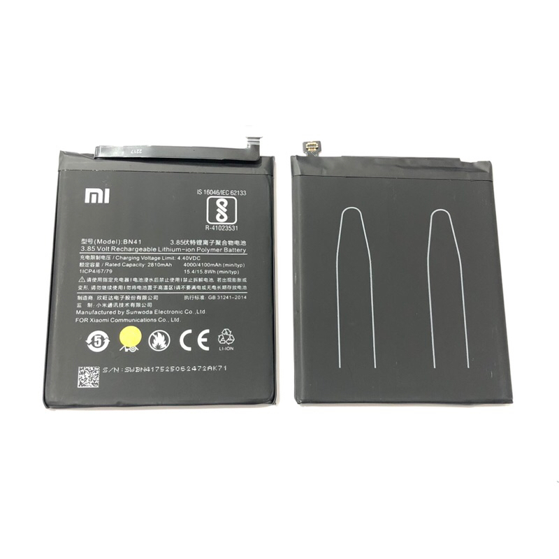 Jual BATTERY XIAOMI REDMI NOTE 4 MEDIATEK BN41 / BATRE BATERAI XIAOMI ...