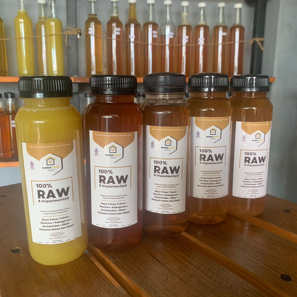 Jual Madu Murni Asli 100% Nektar 350 Gram | Multiflora Kaliandra Randu ...