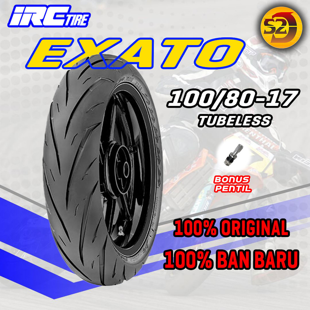 Jual BAN LUAR IRC NR88 EXATO TUBELESS 100/80-17 100% ORIGINAL | Shopee Indonesia