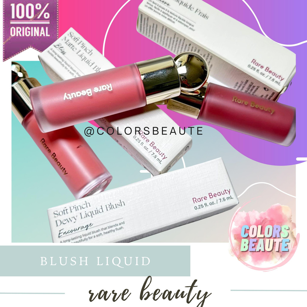 Jual Rare Beauty Soft Pinch Liquid Blush ( Hope / Bliss / Encourage ...