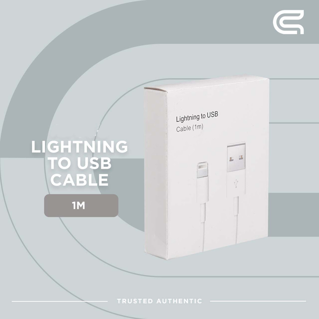 Jual Lightning To USB Cable 1 Meter | Shopee Indonesia