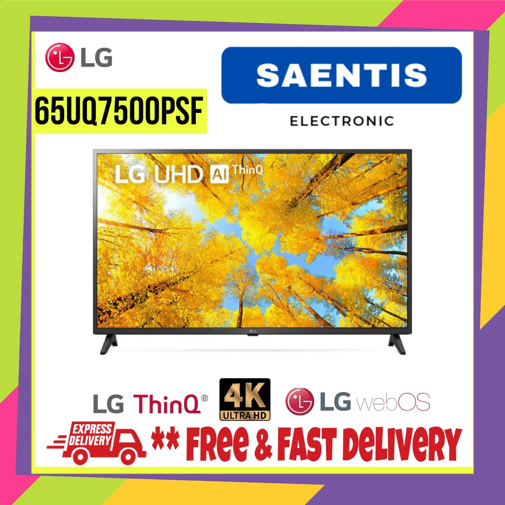 Jual LG 65UQ7500PSF SMART TV 65 INCH LG 65UQ7500 UHD TV DIGITAL TV LG TV 4K | Shopee Indonesia