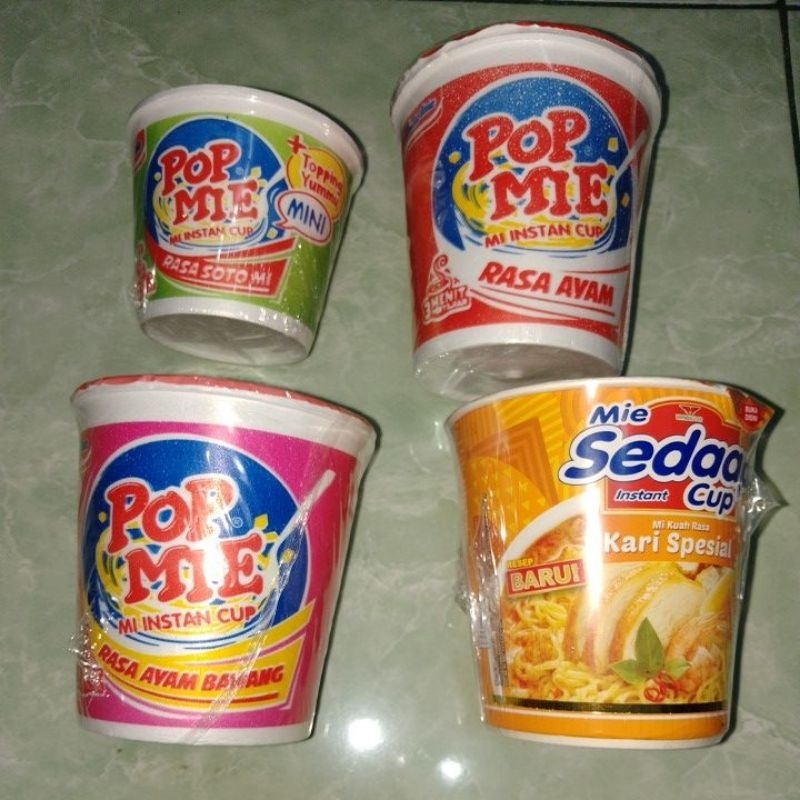 Jual mie cup pop mie mini, pop mie 5000an dan sedap cup | Shopee Indonesia