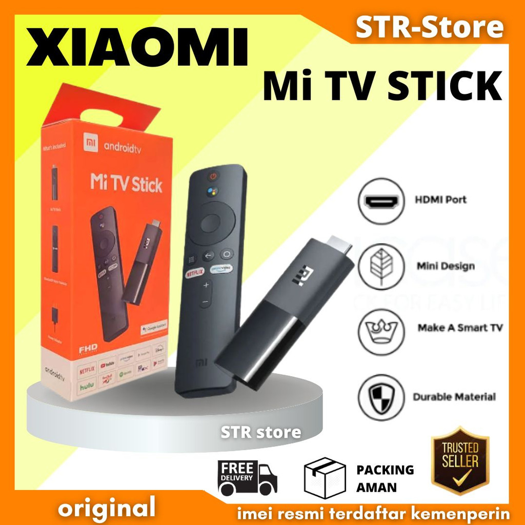 Jual MI TV STICK 4K , MI TV STICK BLUM 4K GARANSI RESMI TAM XIAOMI TV STICK RESMI | Shopee Indonesia