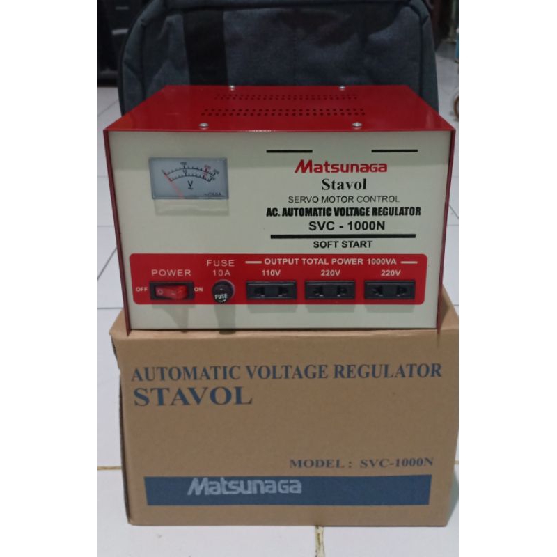 Jual Stavol Matsunaga 1000W / Stabilizer Automatic Voltage Regulator ...