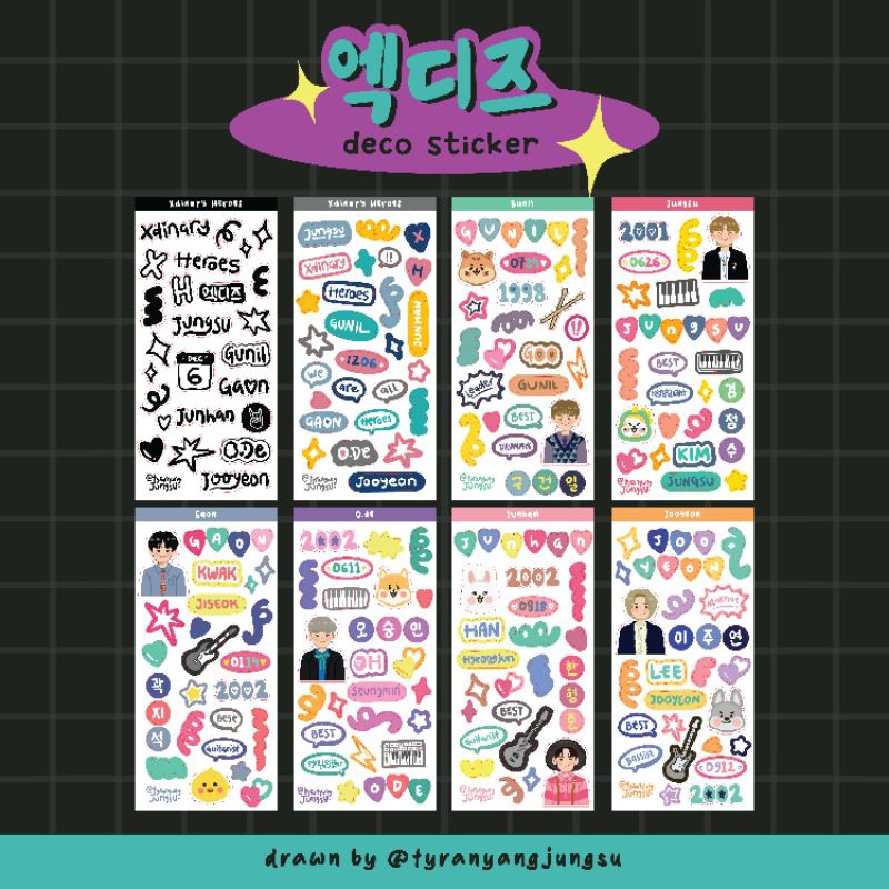 Jual Xdinary Heroes Deco Sticker | Shopee Indonesia