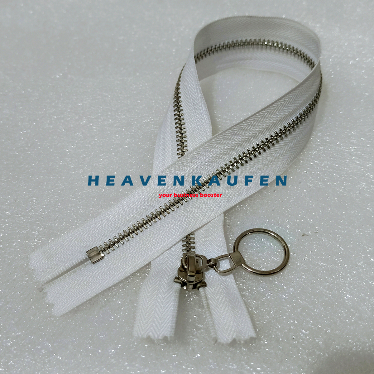 Jual Resleting Zipper Ritsleting 30 cm Atau 12 inch Silver Type Gigi ...