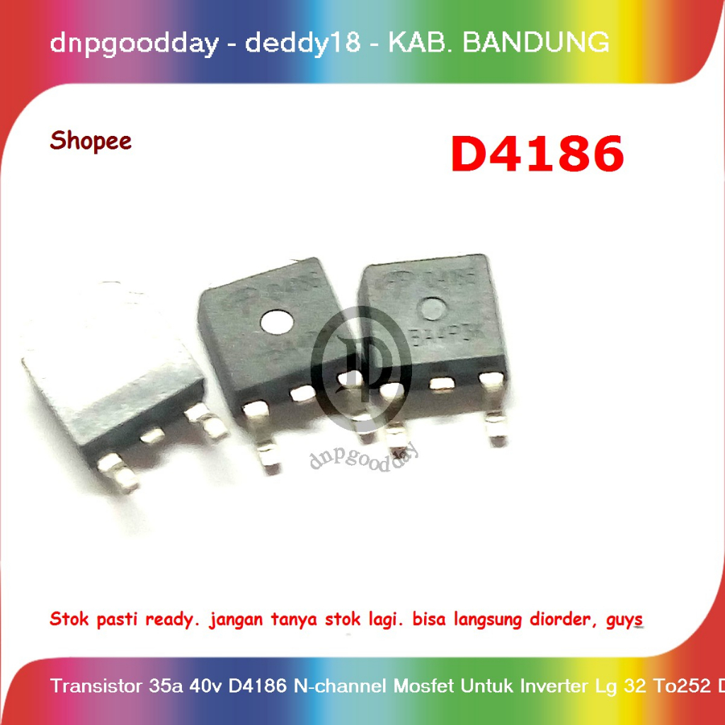 Jual Transistor 35a 40v D4186 N-channel Mosfet Untuk Inverter Lg 32 ...