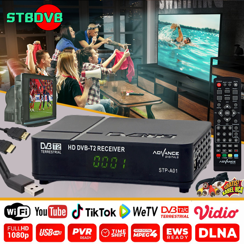 Jual box tv digital set to box tv tabung receiver tv fhd smart matrix ...
