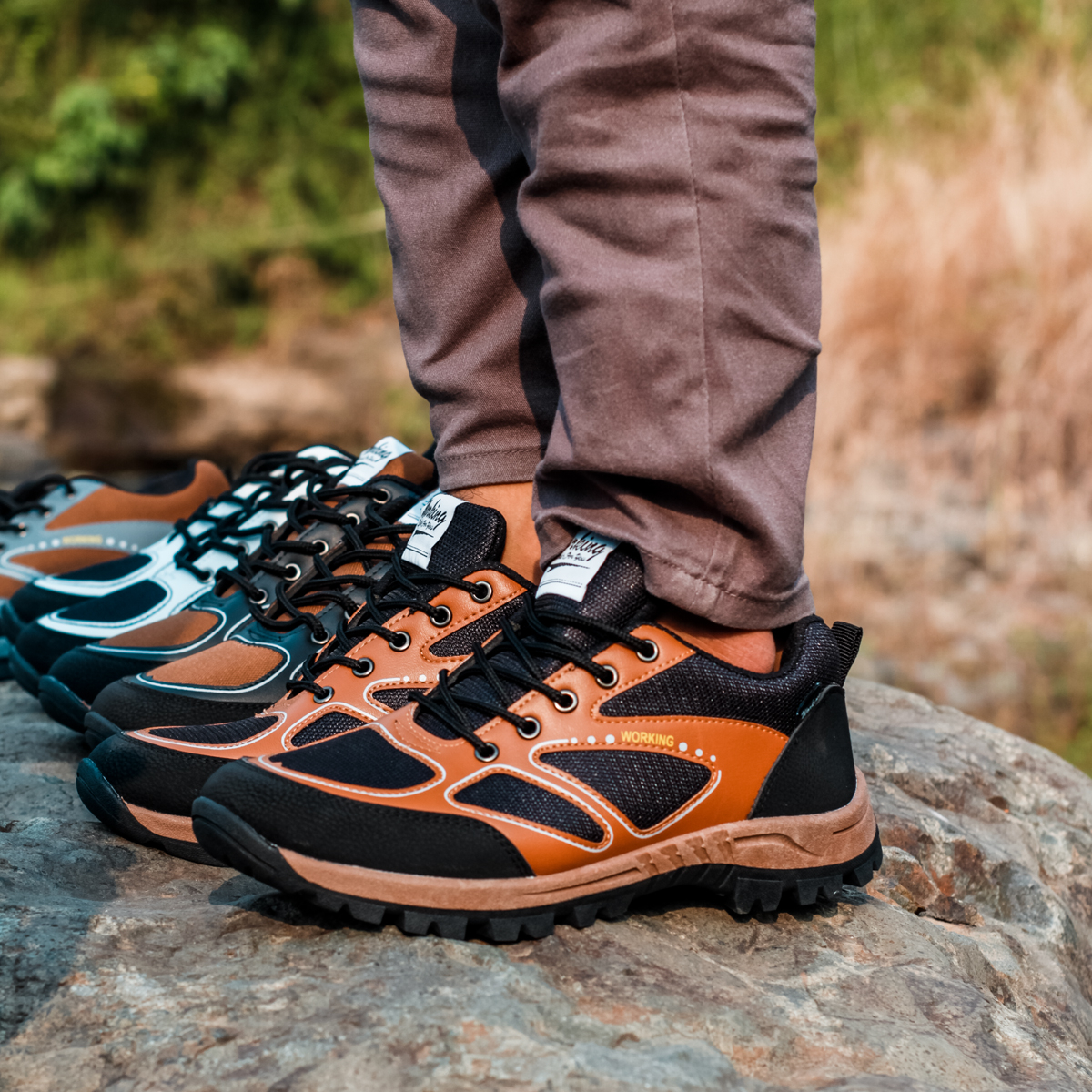 Jual Sepatu Pria Tracking Sepatu Gunung Outdoor Working T-17 | Shopee ...