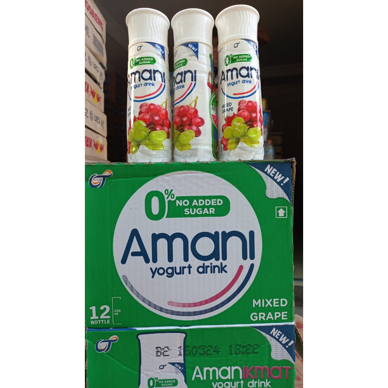 Jual Amani yogurt 250ml x 12 | Shopee Indonesia
